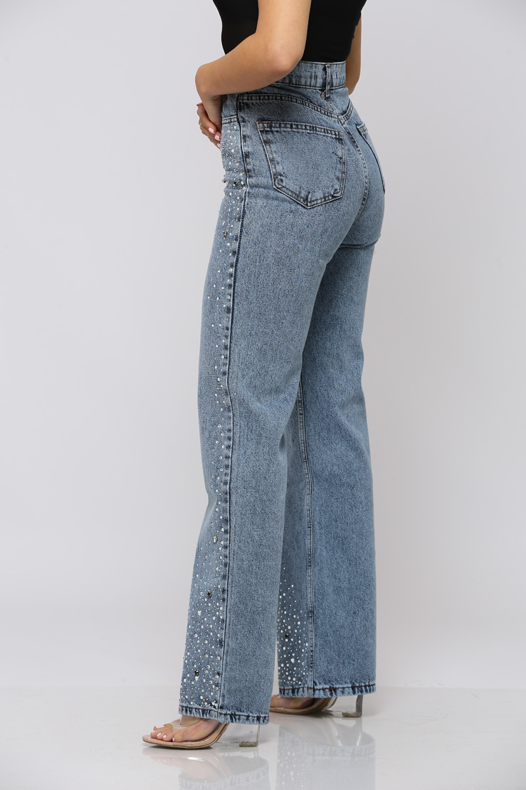 Rhinestone Jeans - Chicclique Store